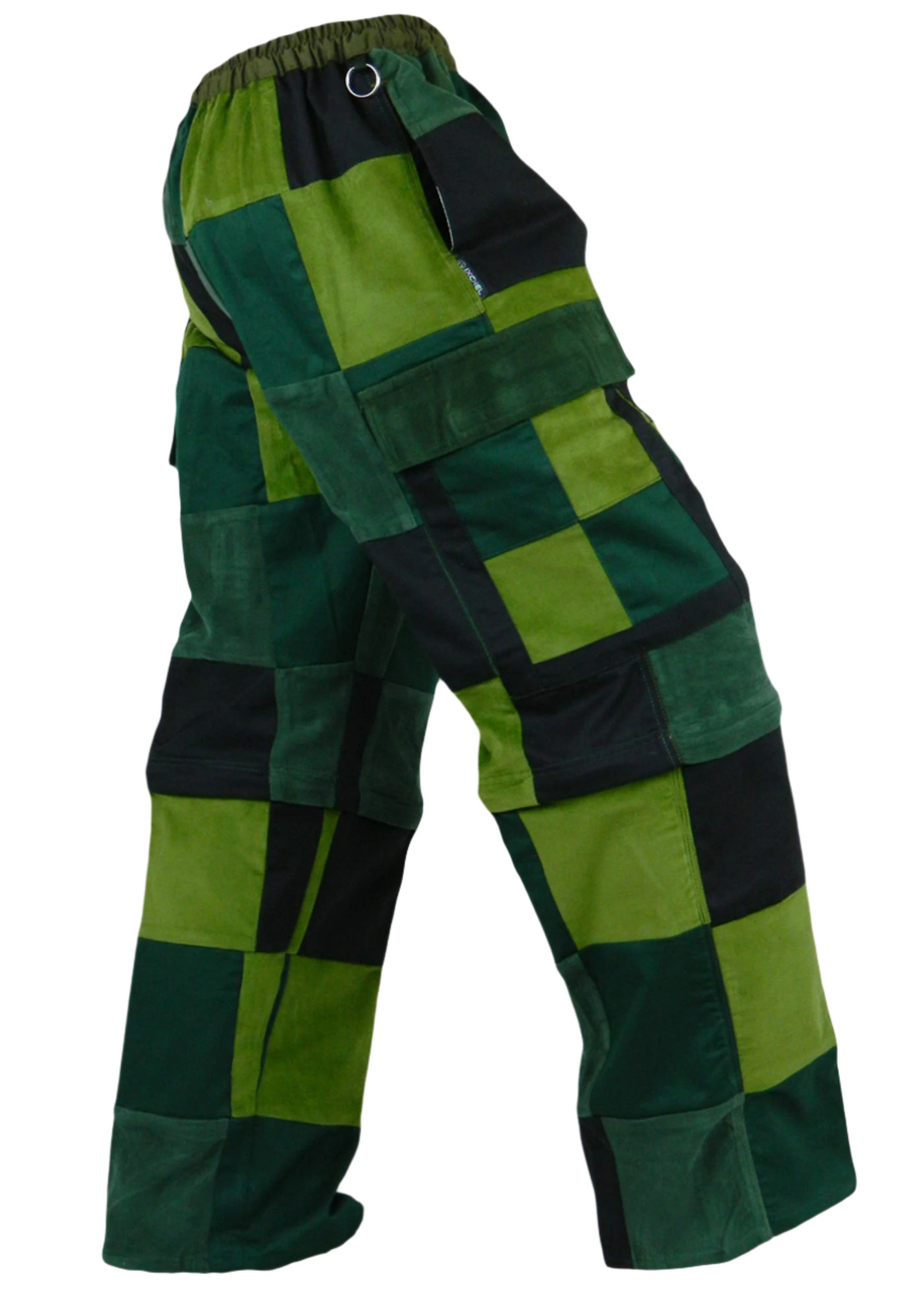 Corduroy Patchwork Pants