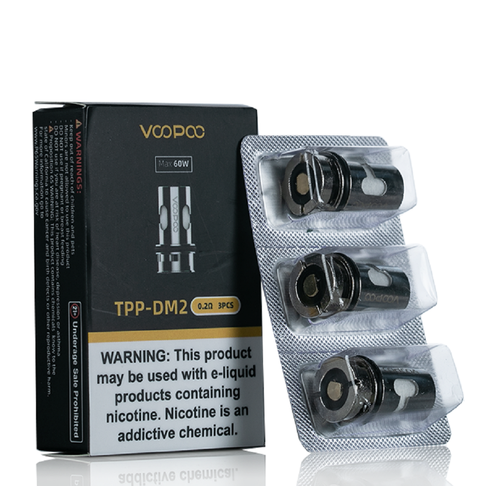 VooPoo TPP DM2 0.2ohm Replacement Coils - 3 Pack – Sunshine Daydream